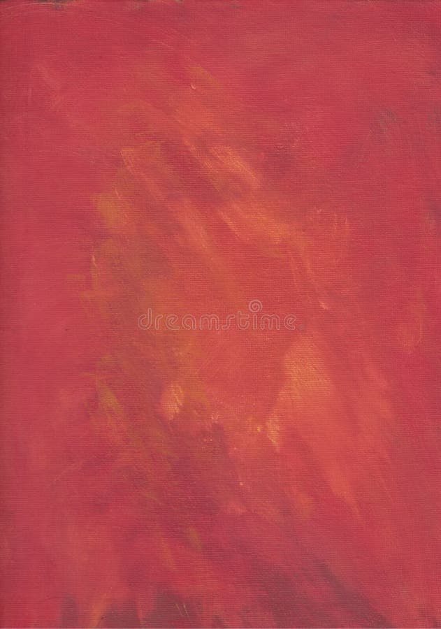 Red Background Painted with Acrylics on Canvas Stock Image - Image of ...