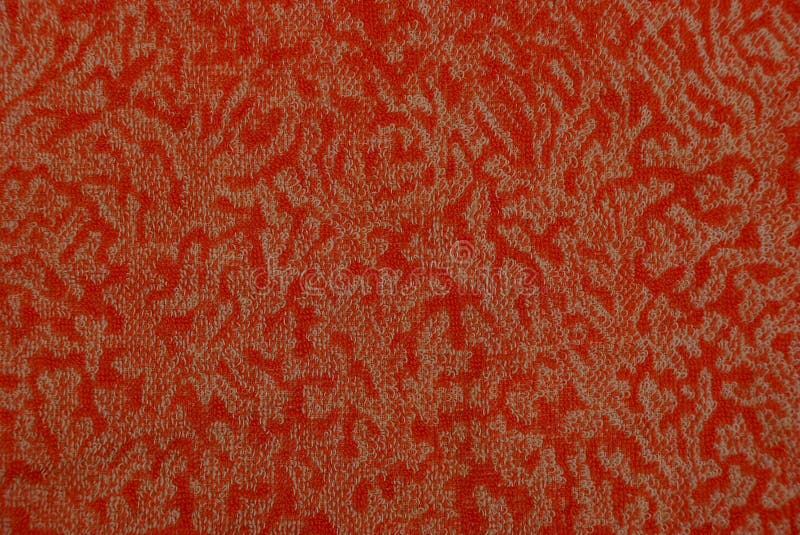 Red Background with a Pattern on a Piece of Tissue Stock Image - Image ...