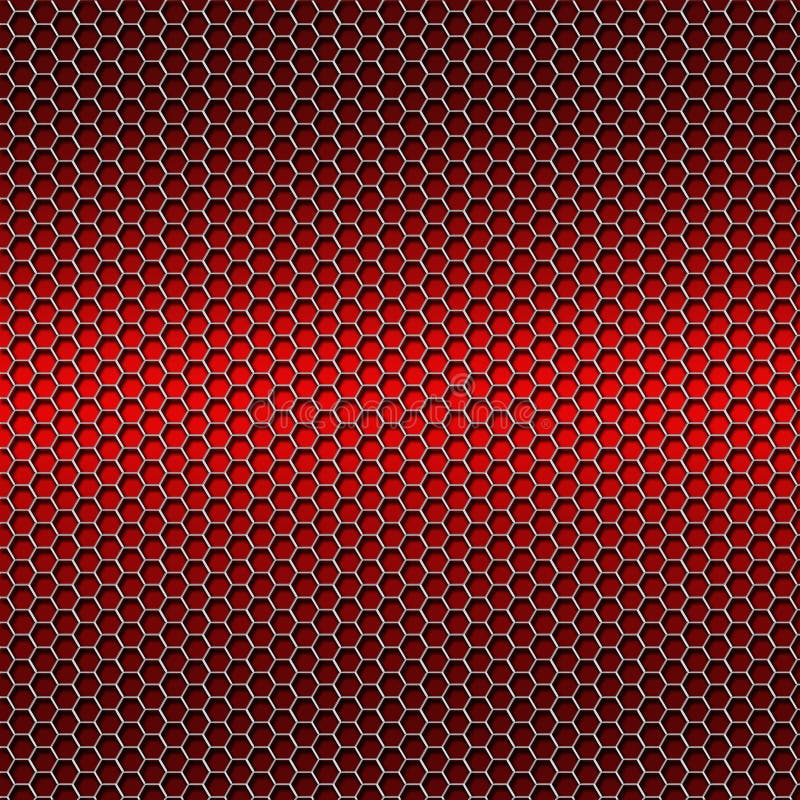 Perforated Sheet Metal Red Metal Texture Steel Background Stock Vector ...