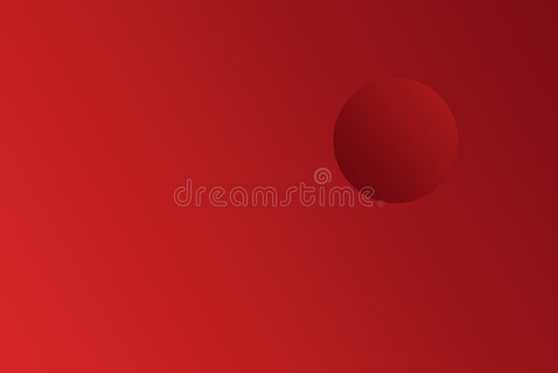 A Red Background with Red Ball. Stock Illustration - Illustration of ...