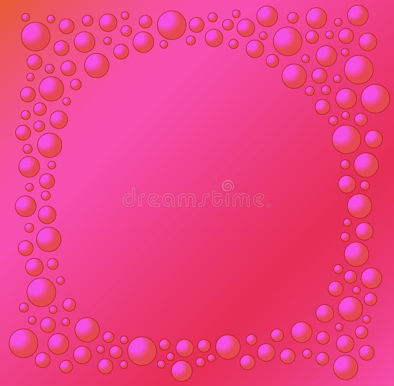 Red Background with Red Bubbles Stock Vector - Illustration of bubble ...