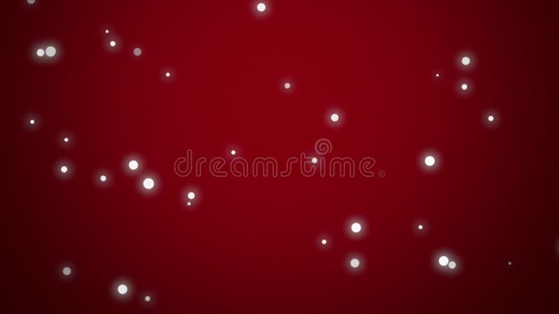 Red Background with Scattered Floating White Dots Stock Video - Video ...