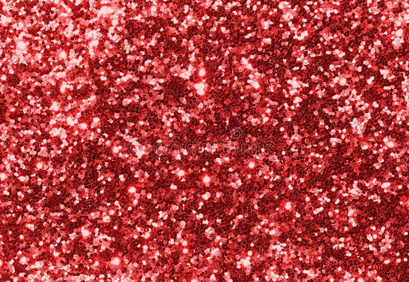 Red Background with Shiny Glitter with Luminescent Lights Stock Photo ...