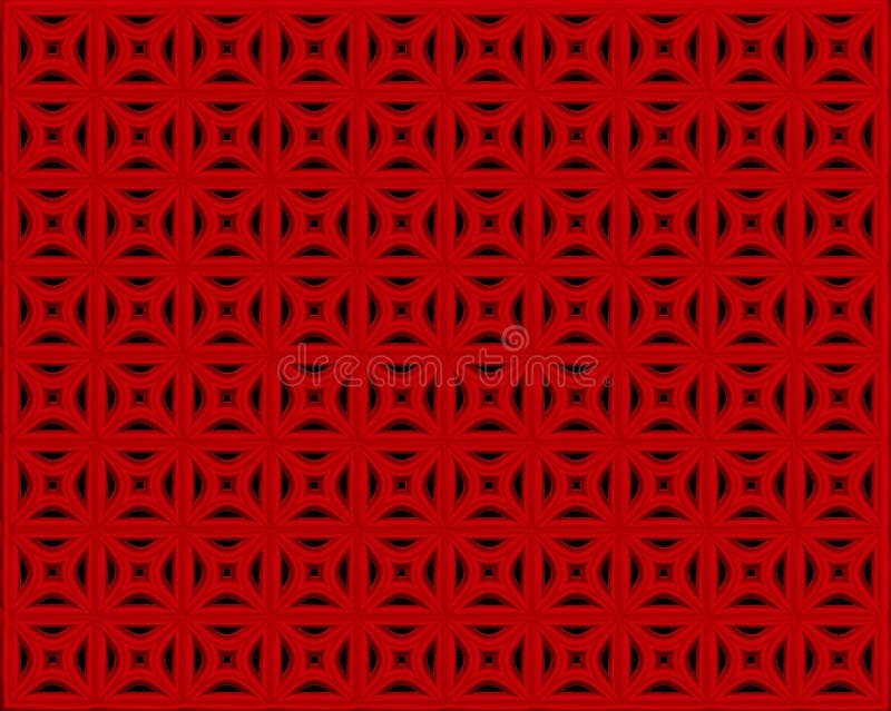 Red Background Wallpaper Made of Different Shapes Stock Image - Image ...