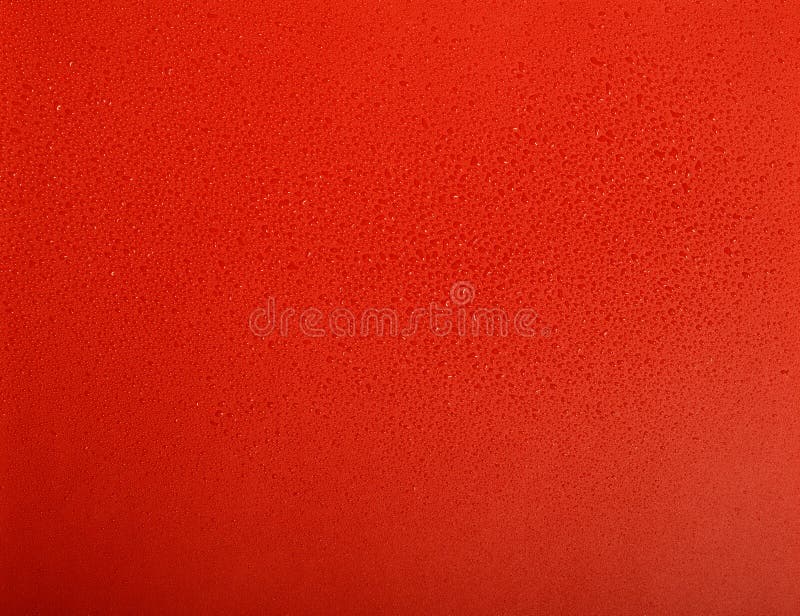 Red Background with Water Drops Stock Image - Image of effect, textured ...