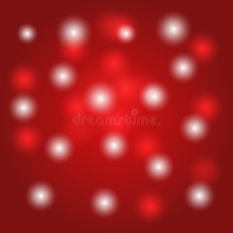 Red Background with White Lights and Place for Your Text Stock ...