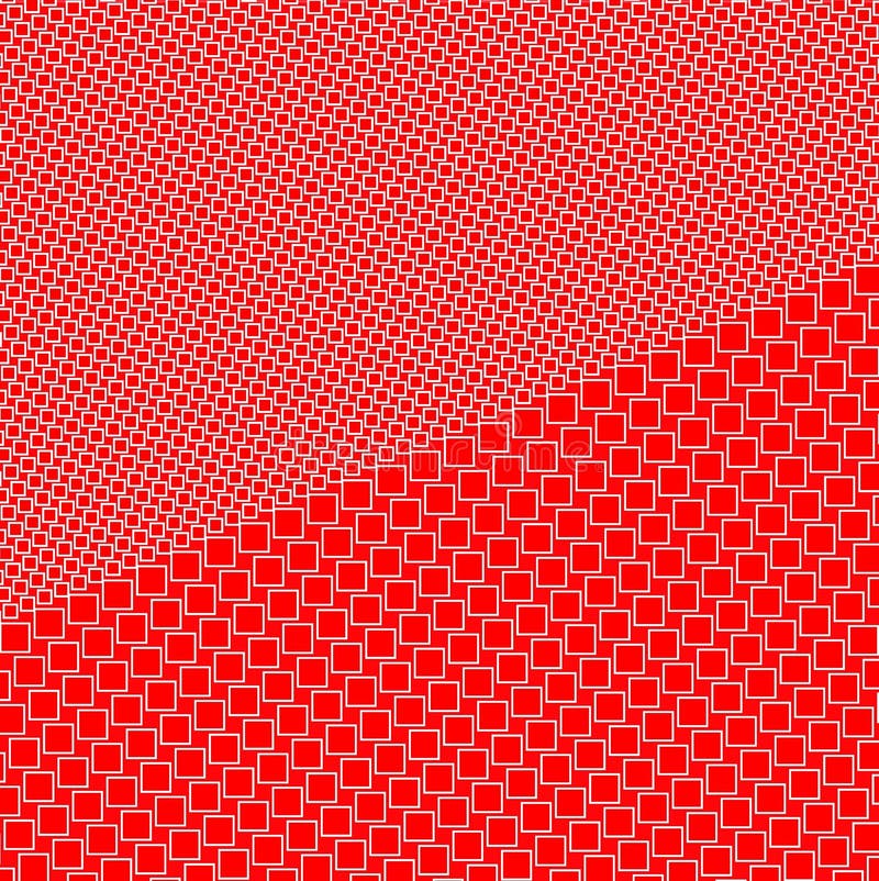 Pattern with Red and White Squares Stock Vector - Illustration of ...