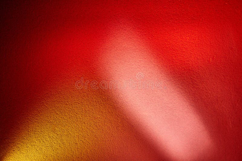 On a Red Background, Wide Yellow and Narrow Pink Rays of Light Stock ...