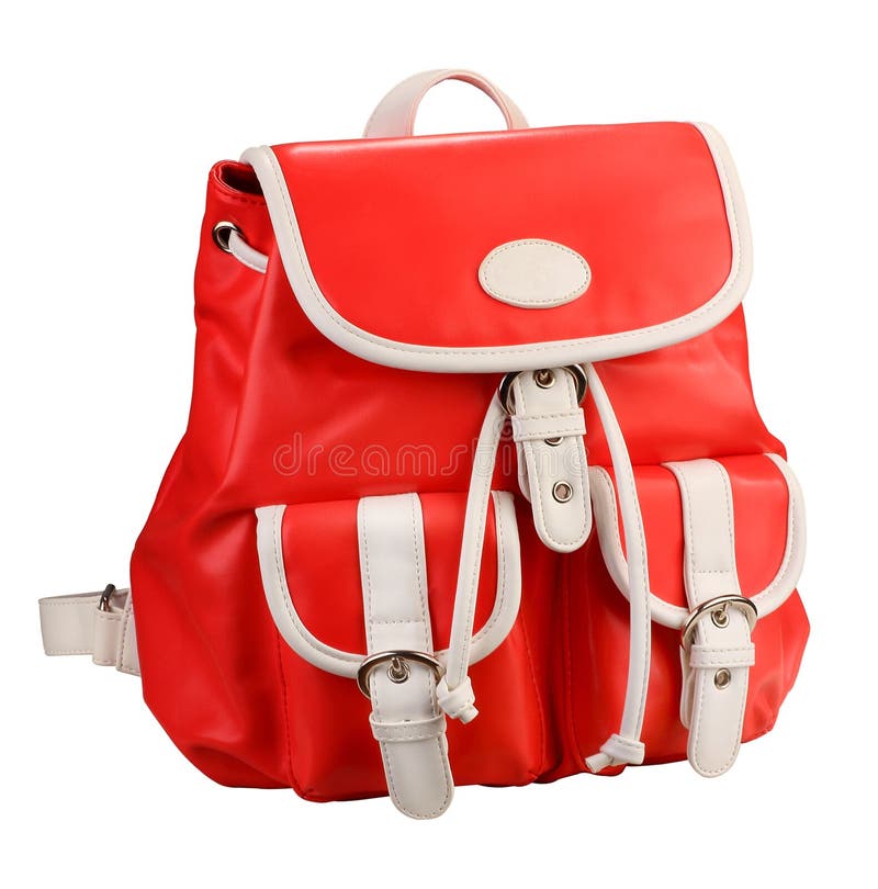 Red backpack stock image. Image of baggage, hiking, knapsack - 32867015