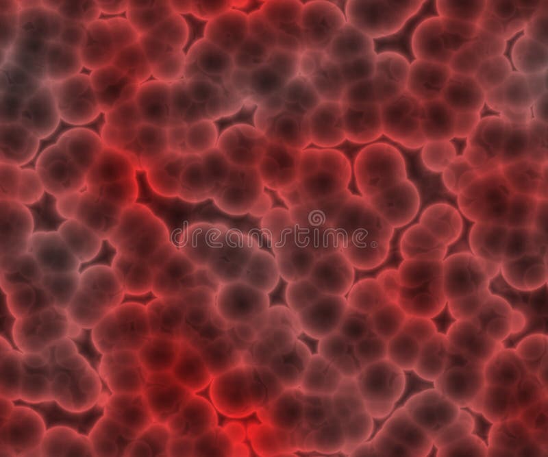 Red bacteria stock illustration. Illustration of close - 18638974