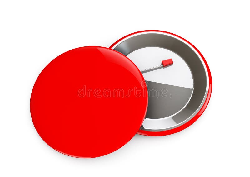 Red Badges Front Back View Stock Illustrations – 10 Red Badges Front ...