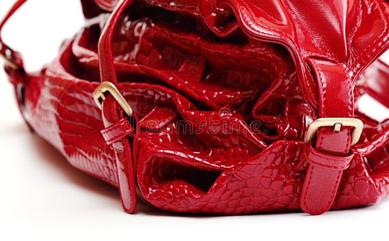 Red bag stock photo. Image of macro, material, close, elegance - 6324238