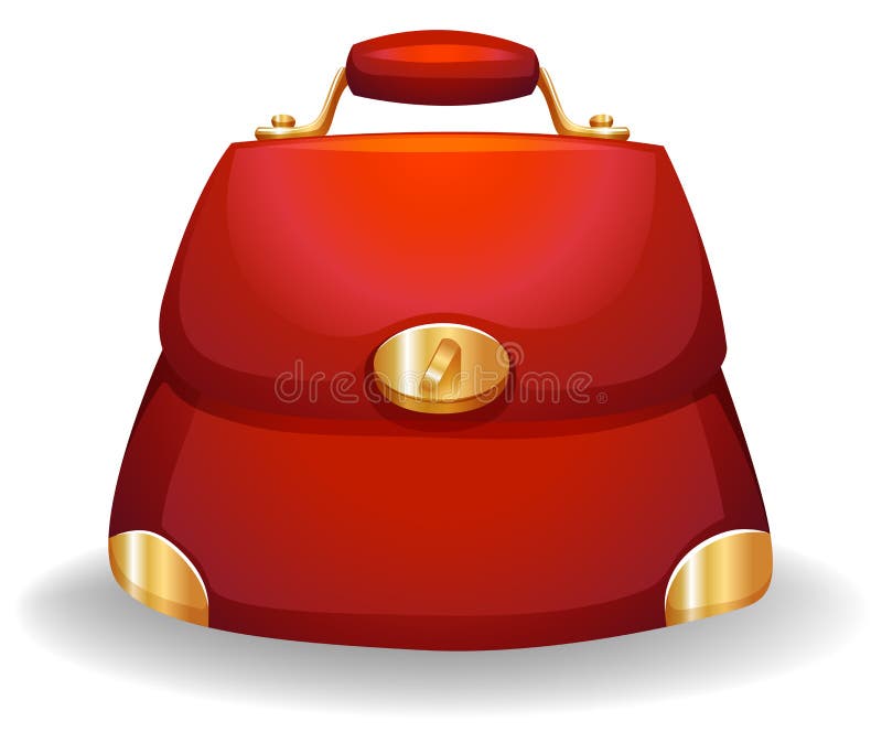 Red bag stock vector. Illustration of design, beautiful - 55799791