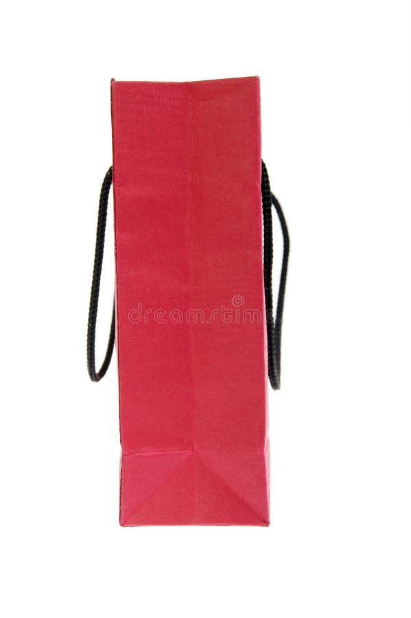 Red bag isolated on white stock photo. Image of consumerism - 12121902