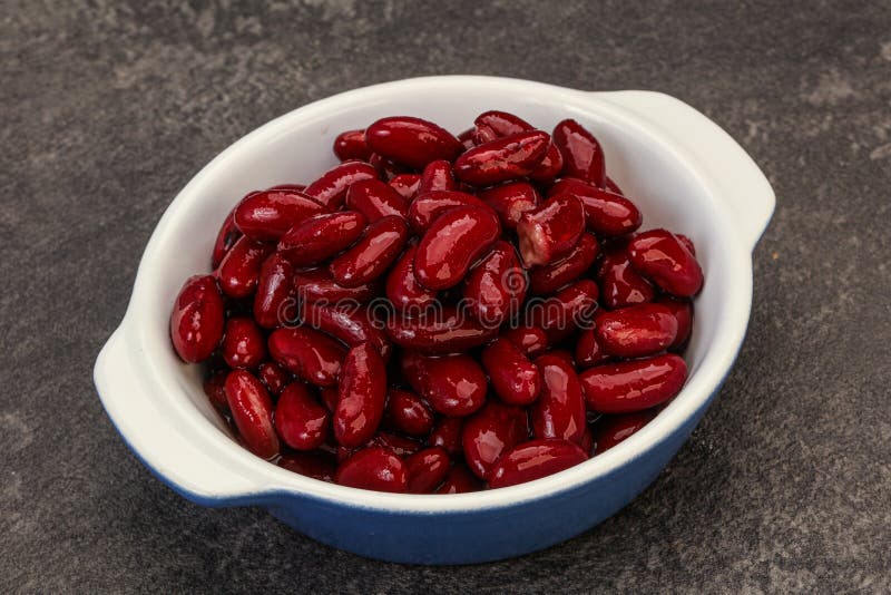 Red Baked Kidney in the Bowl Stock Photo - Image of close, grain: 185026788
