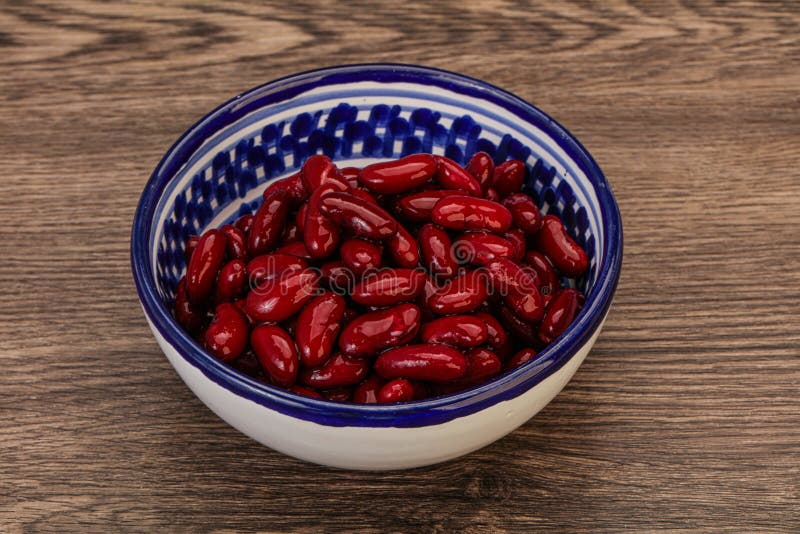 Red Baked Kidney in the Bowl Stock Photo - Image of preserved, macro ...
