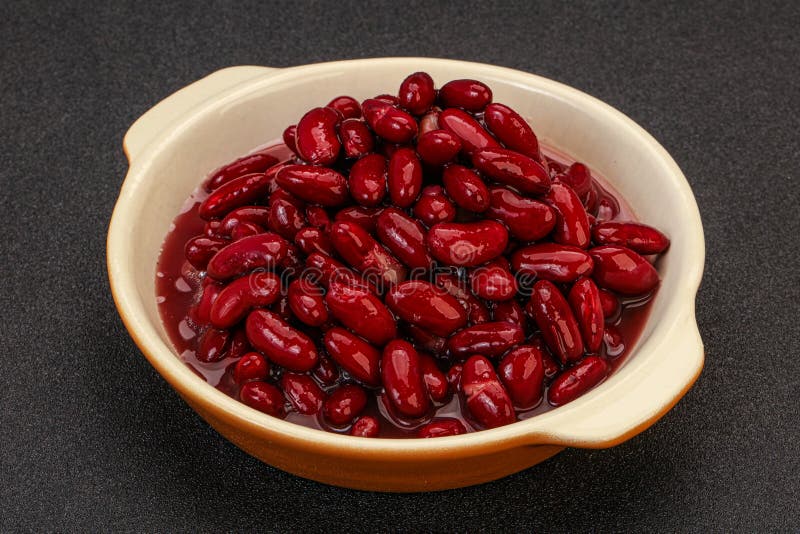 Red Baked Kidney in the Bowl Stock Image - Image of seed, bean: 194942593