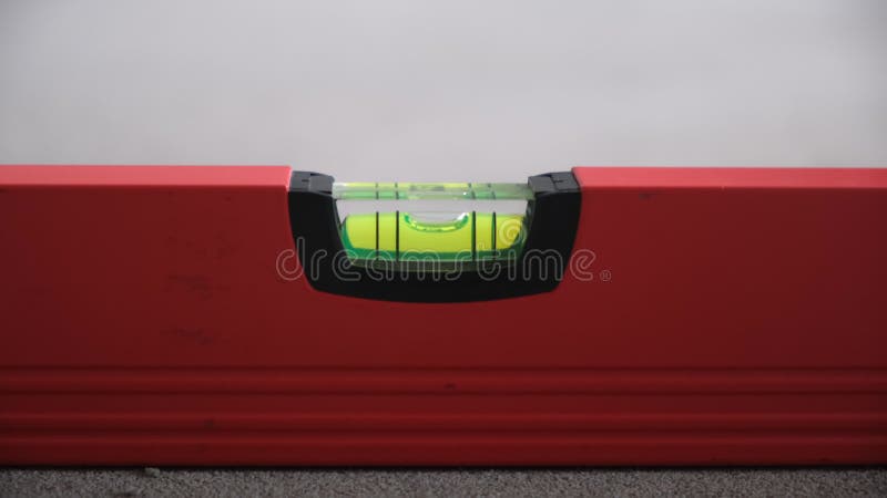 Red Balance Ruler, Measurement Horizontal Deviation of Construction ...
