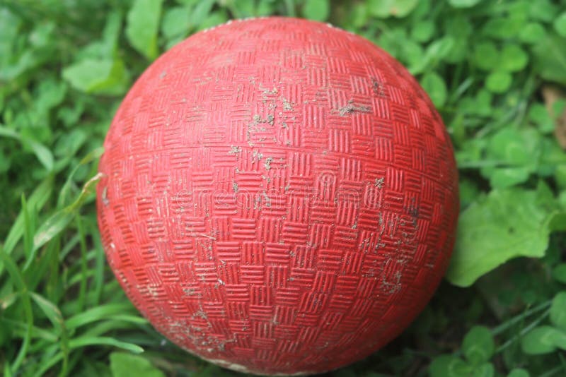 Red Ball stock image. Image of tree, grass, trees, ball - 149979983