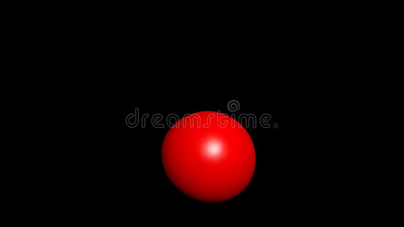 Red Ball Soft Body 3d Animation Concept Physics 3d Render Stock Footage ...