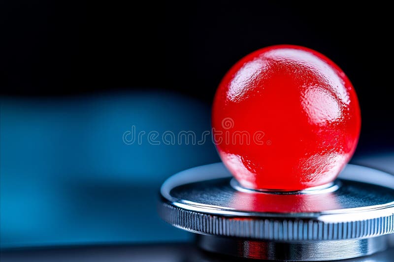 A Red Ball on Top of a Silver Stethoscope Stock Image - Image of blood ...
