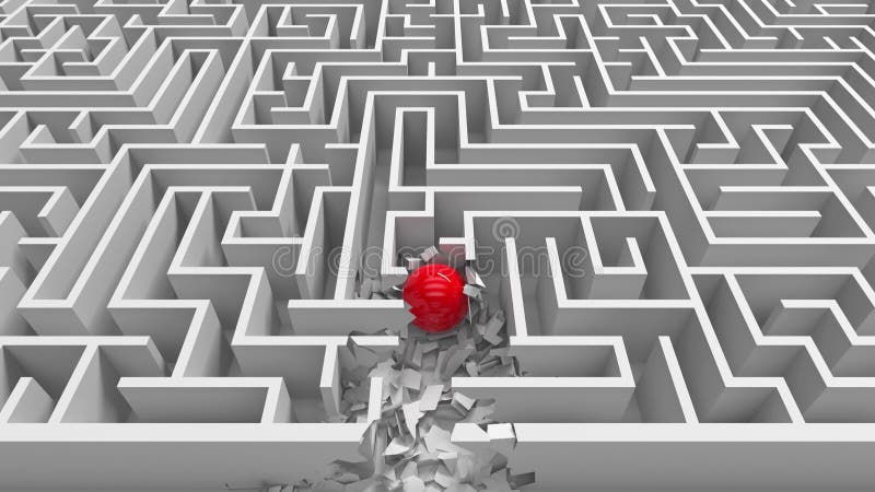 Red Ball in White Maze. the Concept of Solving Complex Business ...