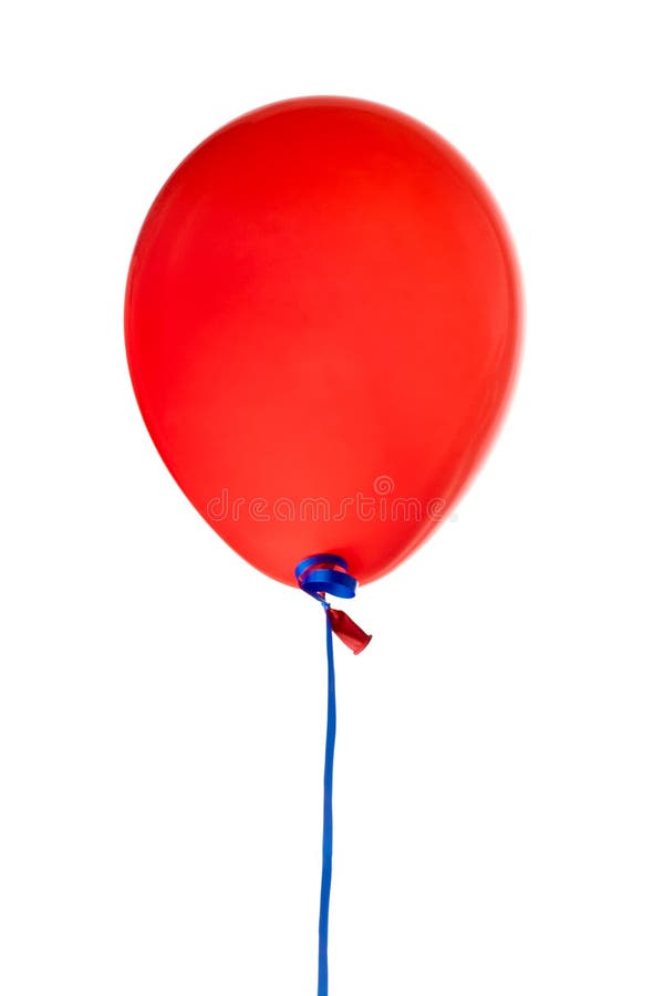 Red balloon stock photo. Image of decoration, closeup - 26888398