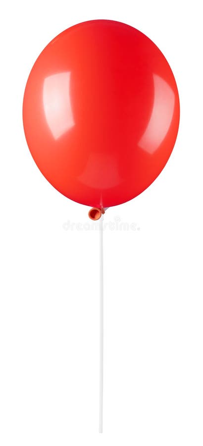 Red balloon stock photo. Image of decoration, closeup - 26888398