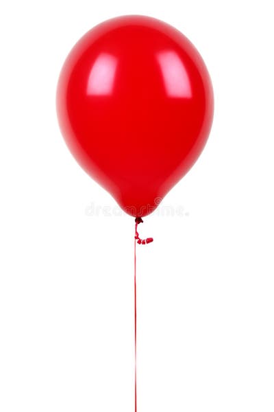 Red balloon stock photo. Image of decoration, closeup - 26888398