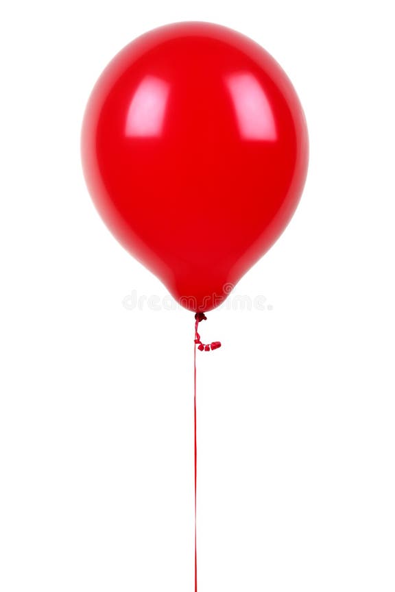 Red balloon stock photo. Image of decoration, closeup - 26888398