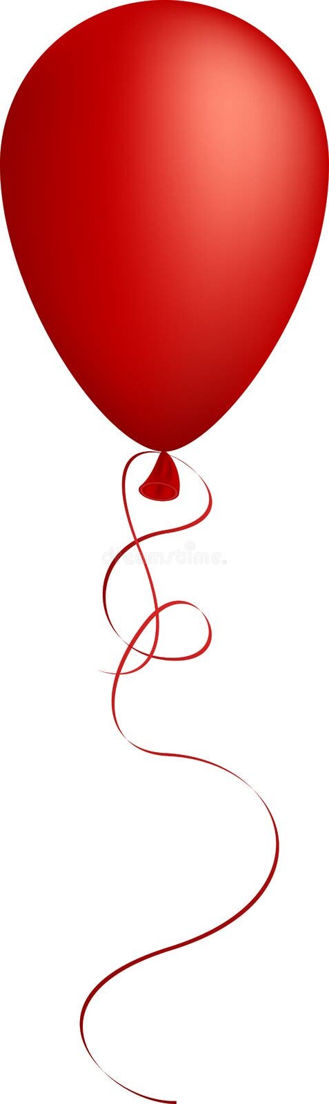 Single Red Balloon String Stock Illustrations – 506 Single Red Balloon ...