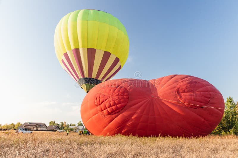 A Red Balloon in the Shape of a Heart. the Biggest Valentine Editorial ...