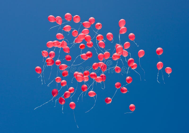 Red balloons stock photo. Image of balloon, abstract - 14954586