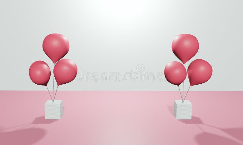 Red Balloons, Festive Decorations or Product Advertisements ...