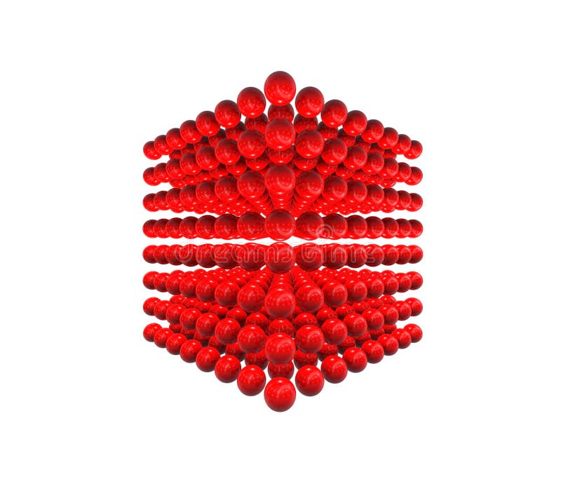 Red balls stock image. Image of cube, community, particle - 10606595
