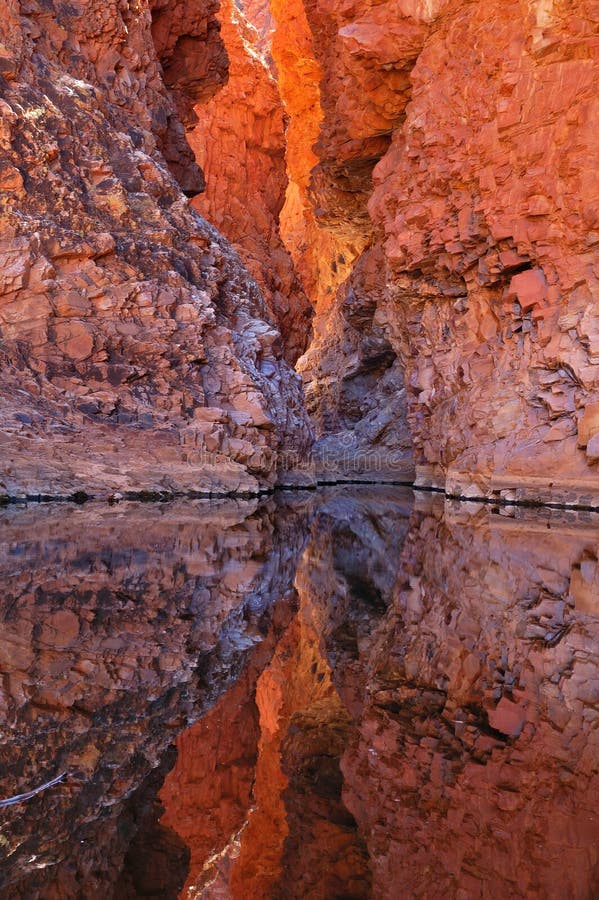 Red Bank Gorge Reflected stock photo. Image of reflection - 13345204