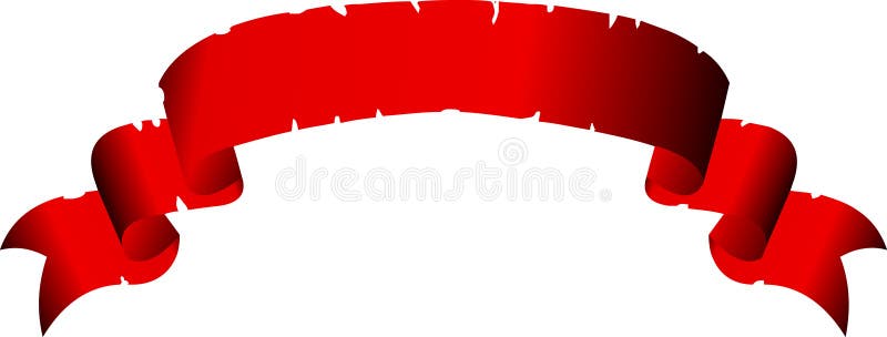 Red banner stock vector. Illustration of decoration, template - 8870334