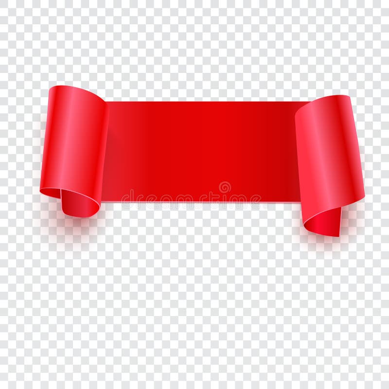 Red Banner Transparent Background Stock Illustrations – 62,390 Red ...