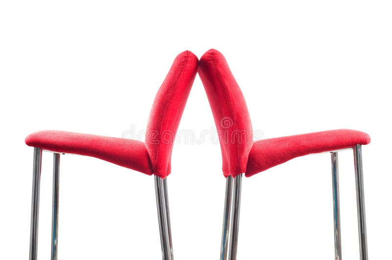 Red bar stool stock photo. Image of modern, chair, furniture - 17949370