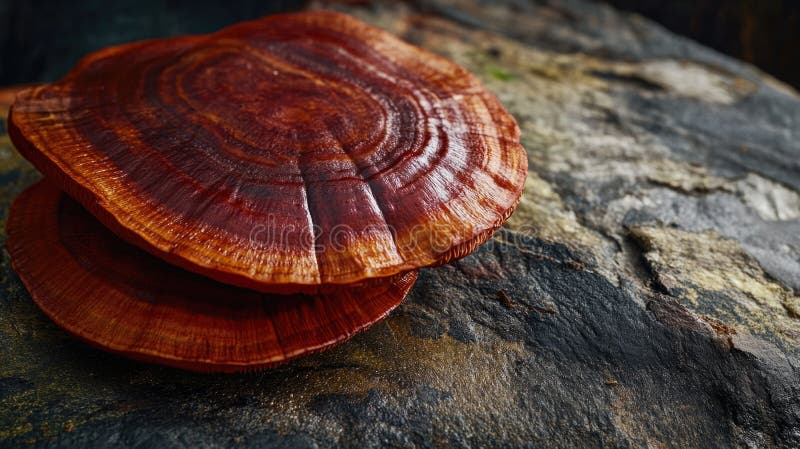 Red Bark Slices stock photo. Image of artisanal, stacked - 359917608