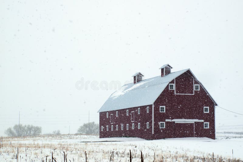 Red Barn stock photo. Image of fence, farm, ranch, architecture - 24386880