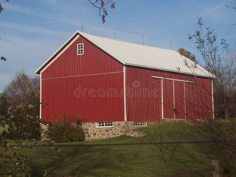 Red Barn Cupola Picture. Image: 2986578