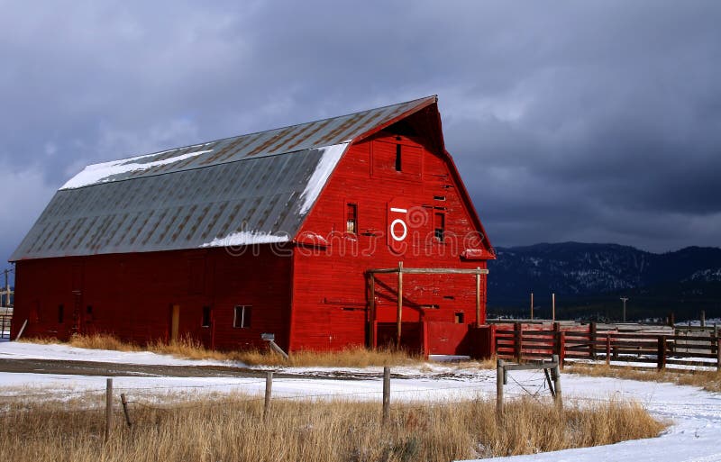 Red Barn 6 stock photo. Image of point, country, barn - 3898912