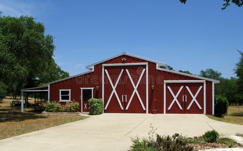 Red Barn stock image. Image of barns, detailed, ranch - 8552443