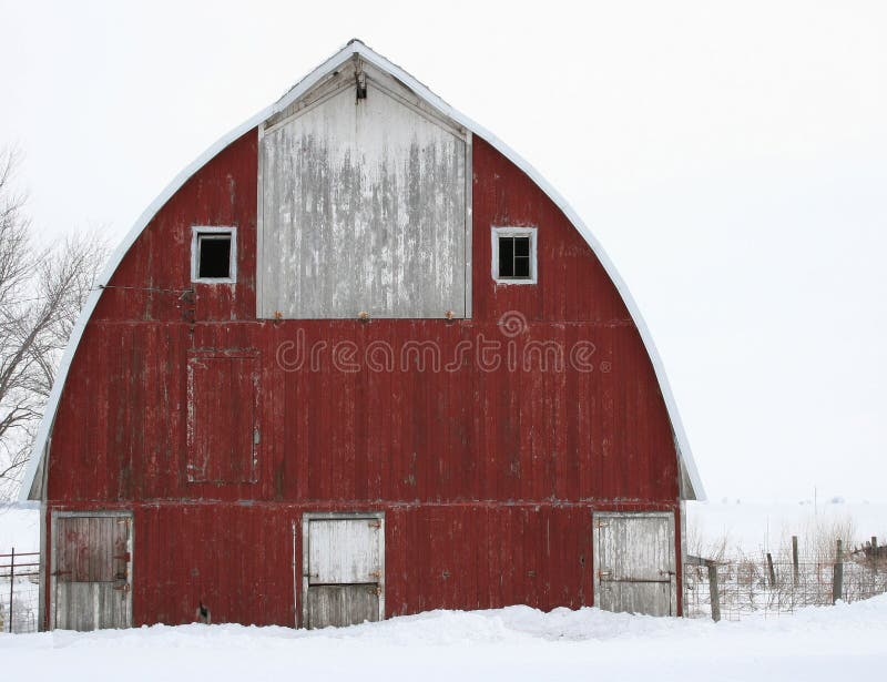 Red Barn, IA stock image. Image of barn, wood, farming - 2124985