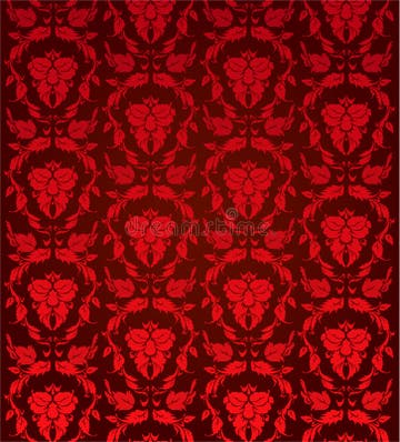 Red baroque stock vector. Illustration of baroque, ornate - 4069536