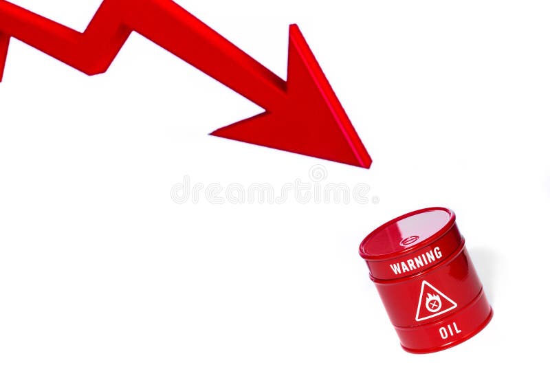 Red barrel of oil stock illustration. Illustration of future - 81216292