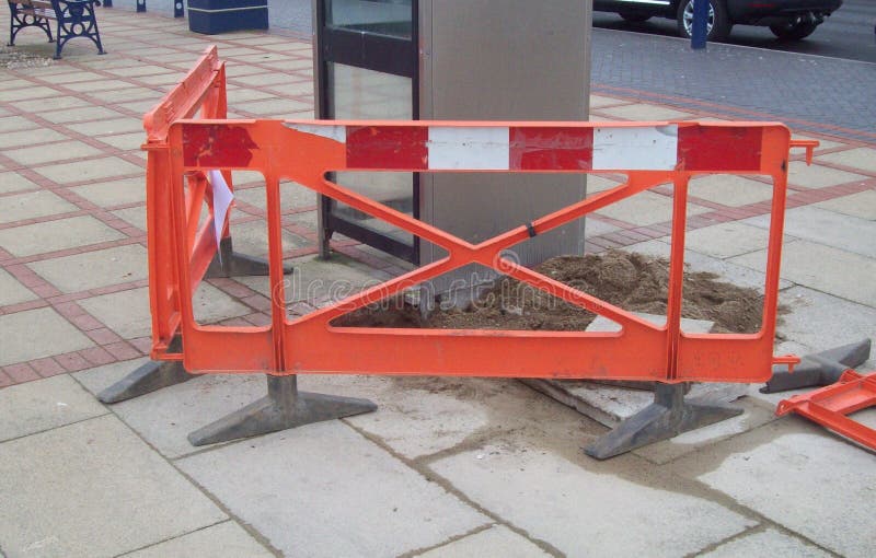 A Hole in the Pavement. Damaged Sunroof. Stock Photo - Image of ...