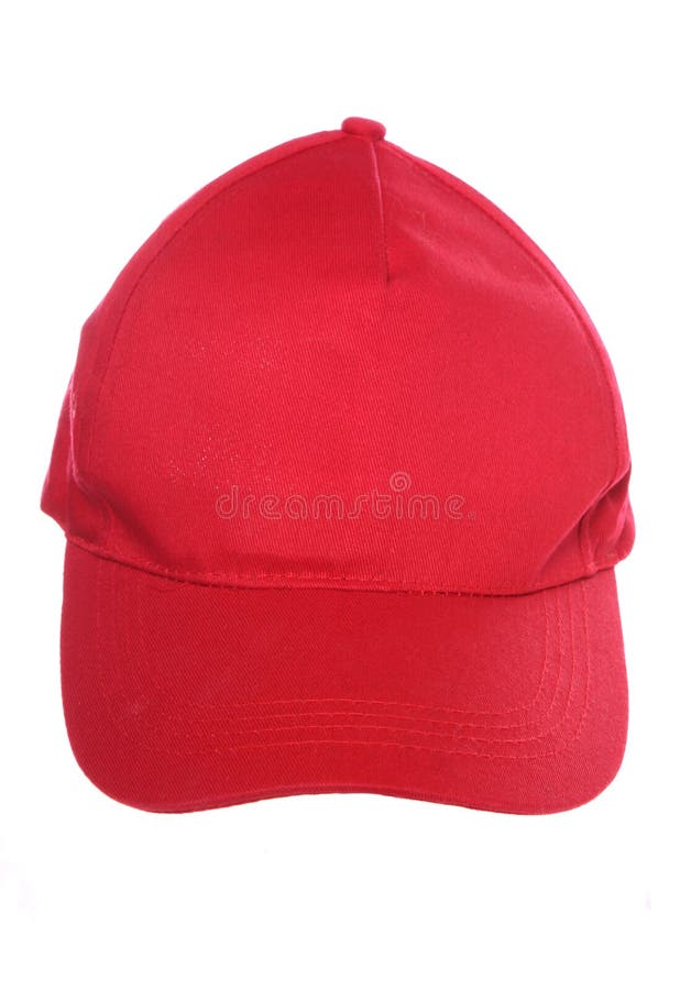 Red baseball cap stock photo. Image of baseball, isolated - 31688050