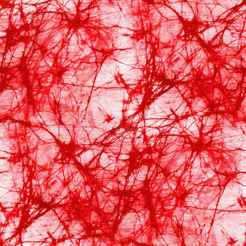 Red Batik Fabric Texture - Seamless Stock Illustration - Illustration ...